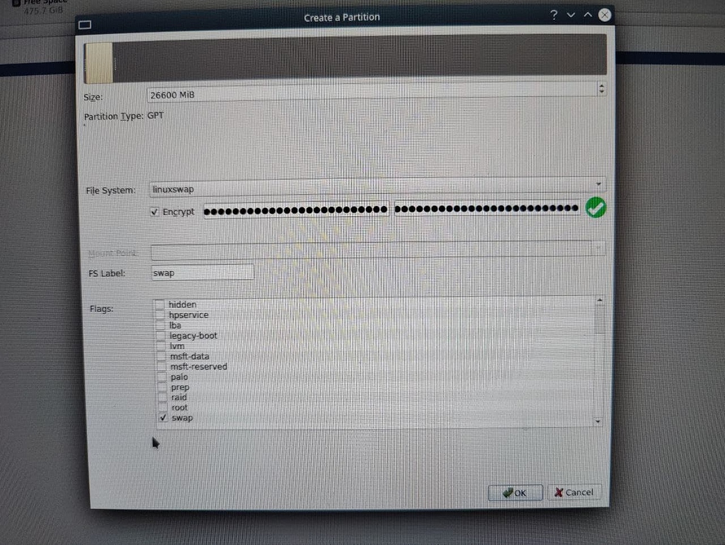 Getting hibernation to work on PureOS 10 with encrypted swap partition ...